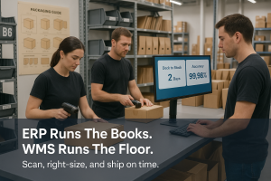 ERP vs WMS, The Simple Choice For Ecommerce Brands