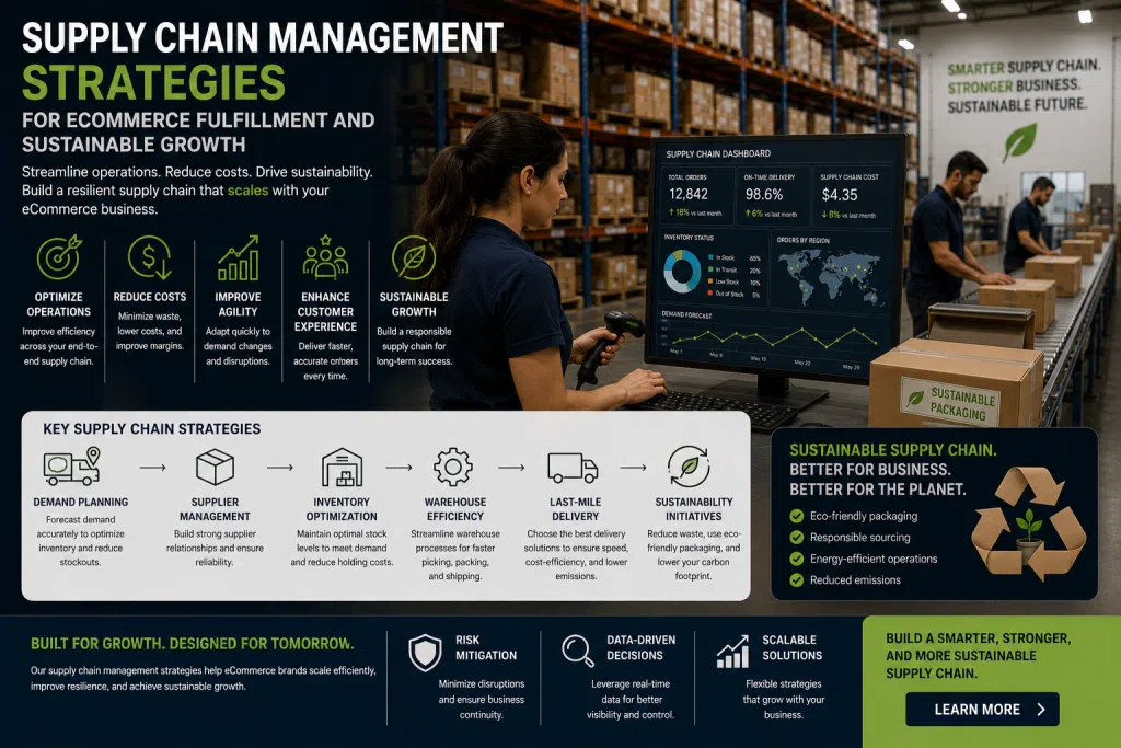 Supply Chain Management Strategies for Ecommerce Fulfillment and ...